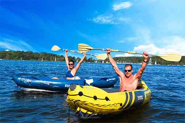Kajak Schnitzeljagd in Berlin -Junggesellenabschied Berlin